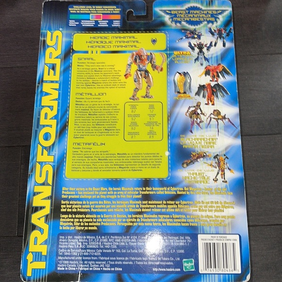 Hasbro | Toys | Collectors Toy Transformers Beast Machines Lion | Poshmark